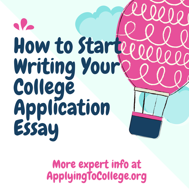 College Essay Help: How To Start Writing Your College Essay | Applying ...